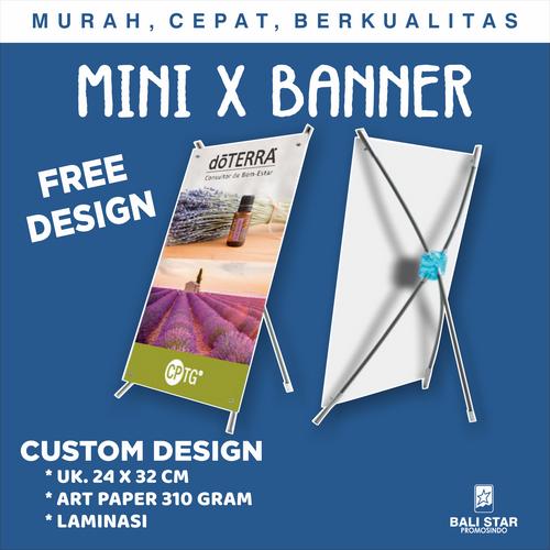 Jual CETAK MINI X BANNER/MINI BANNER/BANNER MEJA TERCEPAT DI BALI ...