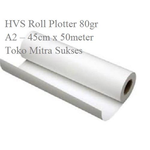 Jual Kertas HVS Roll Plotter 80gsm 45cm x 50meter - Jakarta Barat ...