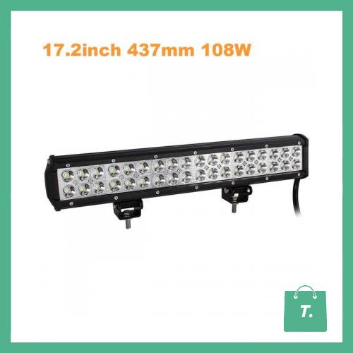 Jual Lampu Spot Light Led Bar Mobil 17.2 Inch Offroad 4WD 108 W 36 LED ...