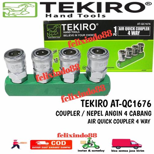 Jual TEKIRO COUPLER CABANG 4 \ TEKIRO QUICK COUPLER 4 WAY - SAMBUNGAN ...