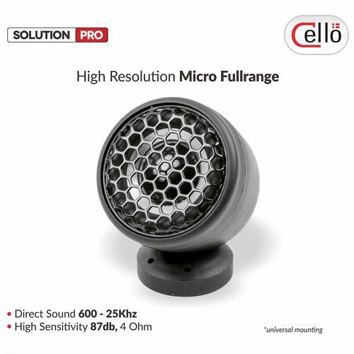 Jual Speaker Micro Fullrange Cello Solution Pro plus mounting universal ...
