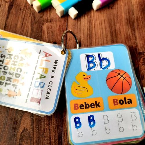Jual Flash card Membaca Alphabet Huruf Abjad Mainan Kartu Alfabet ...