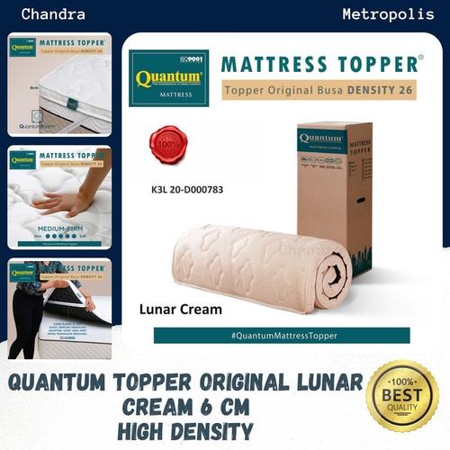 Jual Quantum Topper Original 6cm Uk. 120x200 In Lunar Cream / Matras ...