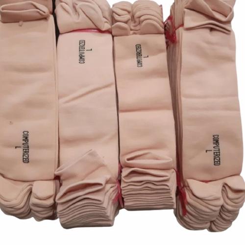 Jual KAOS KAKI JEMPOL KREM POLOS PANJANG BAHAN NILON DEWASA WANITA ...