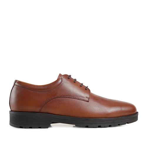 Promo Prabu - Pangestu Brushed Brown Sepatu Kulit Derby Pria - 43 Cicil ...