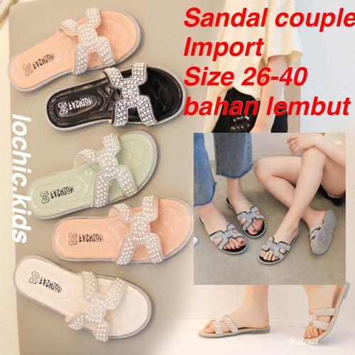 Jual (LOLI-JKT) 302 SANDAL COUPLE SAMA BUNDA BLINK IMPORT 35-40 - LC HIJAU, 37 - Jakarta Utara ...
