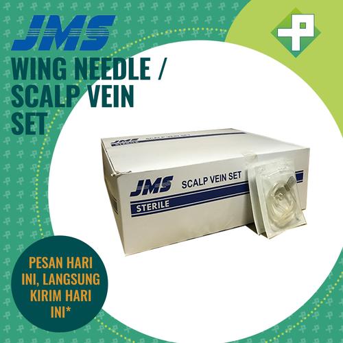 Jual Wing Needle JMS / Scalp Vein Set / Jarum Kupu-Kupu 23 25 27G Isi ...