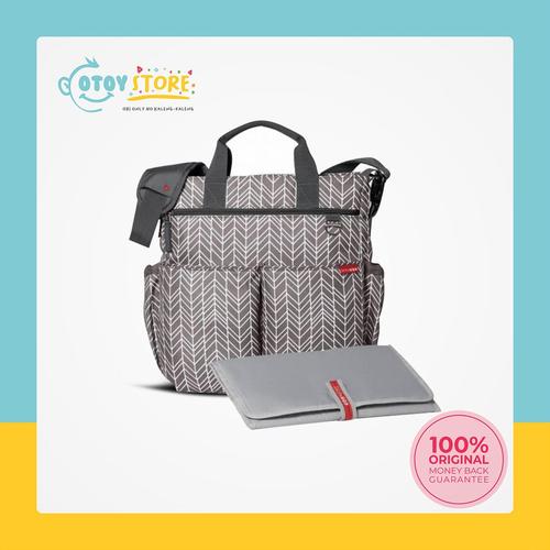 Jual Skiphop Duo Signature Diaper Bag Grey / Tas Popok Original Skip ...