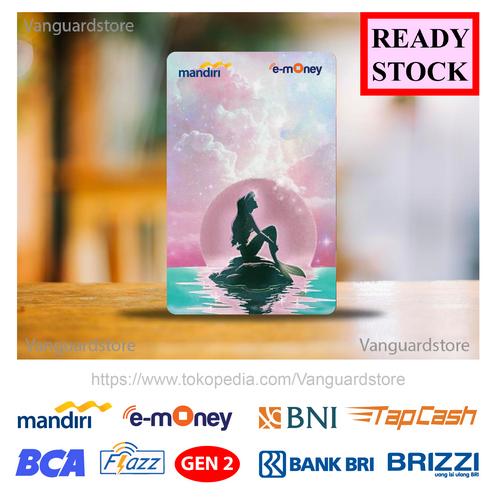 Jual Kartu Emoney Mandiri Etoll Design Gambar Putri Duyung Cute - 1 ...