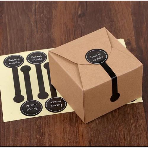 Jual LABEL STIKER KOTAK MAKANAN HANDMADE KUE LABEL PACKAGING PANJANG ...