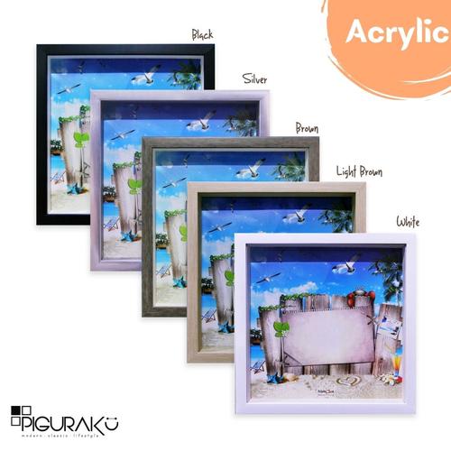 Jual Bingkai 30x30 Cm -Pigura 3 Dimensi-Akrilik-Bingkai Mahar-Shadowbox ...