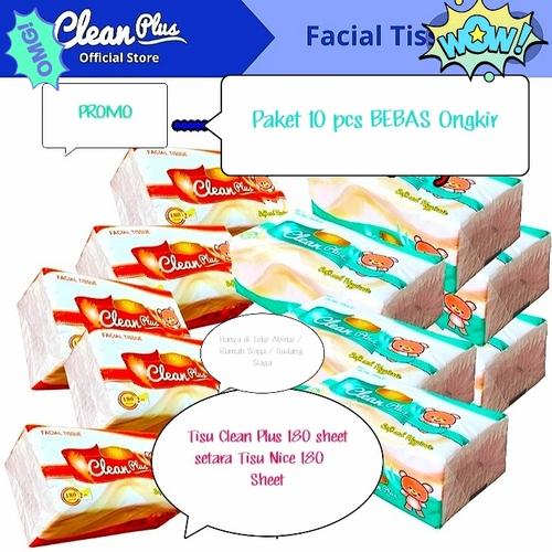 Jual Tisu Premium Clean Plus Tissue 180 Sheet Setara Tissu Nice 180 ...