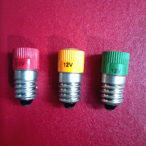 Jual Lampu E10 E 10 12V 12 V LED Merah Kuning Hijau E10 24v merah hijau ...