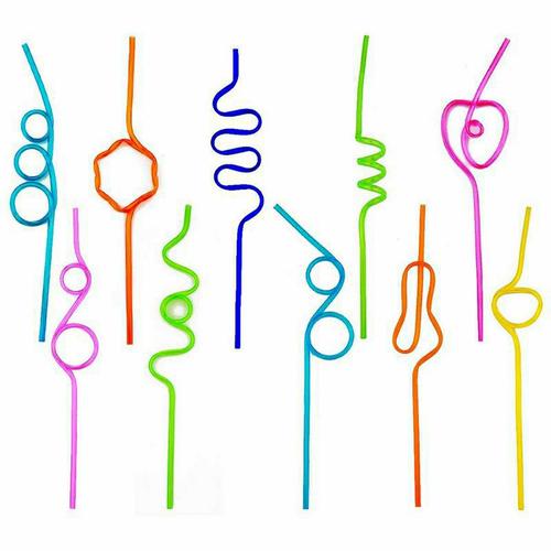 Jual [COD] Crazy Straw Sedotan Ulir Terapi Wicara - Merah Muda ...