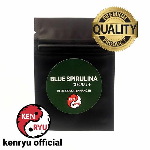 Jual BLUE SPIRULINA KENRYU 30gr CAROPHYLL BLUE Pigmen Biru CICHLID ...