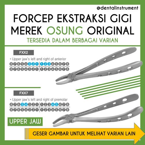 Jual Tang Forcep Ekstraksi Gigi Rahang Atas dan Bawah Merek Osung ...