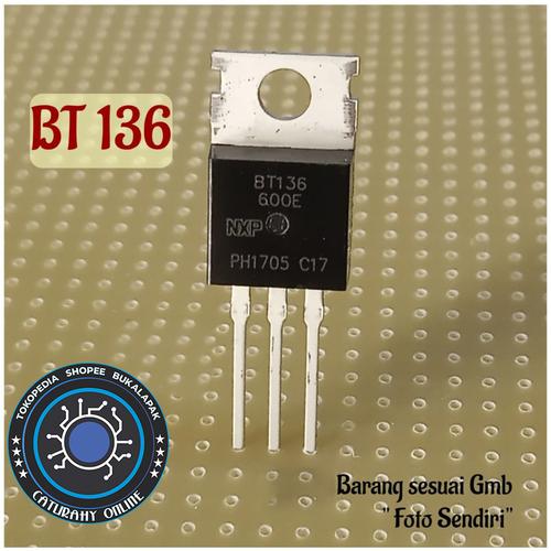Jual triac BT136 bt 136 600E transistor mosfet - Kota Surabaya ...