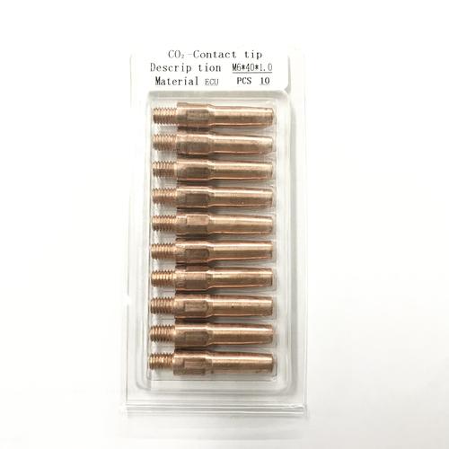 Jual Contact Tip 1.0 x 40mm Kontak Tip M6x40x1.0mm Full Tembaga ...