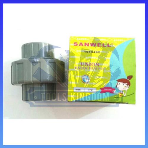 Jual Watermoor PVC Sanwell 1 1/4" / Watermur Polos 11/4" / Union Socket ...