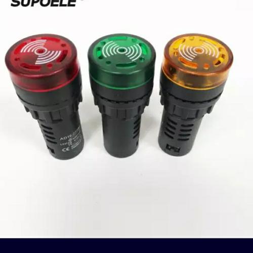 Jual Pilot Lamp Buzzer Ac 220 VAC sampai 380VAC - Kuning - Kota ...