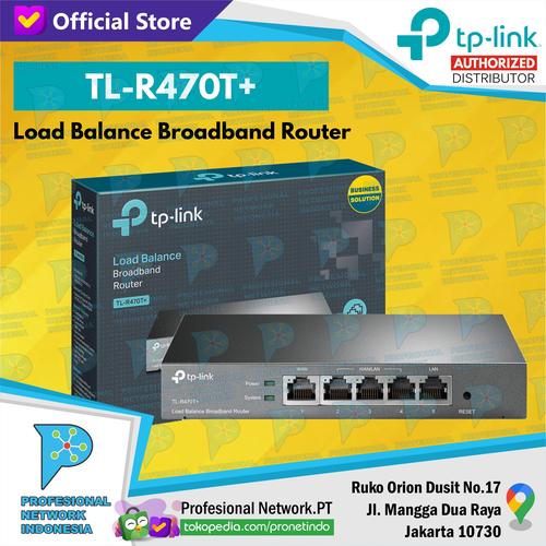 Promo TP-LINK Load Balance Broadband Router TL-R470T+ Cicil 0% 3x ...