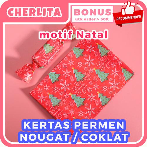 Jual Kertas Pembungkus Permen Coklat Nougat Sugar Paper - Natal - Kota ...