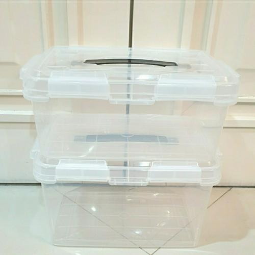 Jual box container bening/ box kontainer plastik/ box 15 liter/ box ...