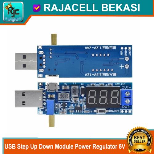 Jual USB Step Up Down Module Power Regulator 5V to 1.2V~24V DC ...