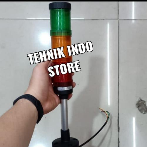Jual tower light 3 lampu led ( 220vac / 24vdc ) flashing / steady AL50E ...