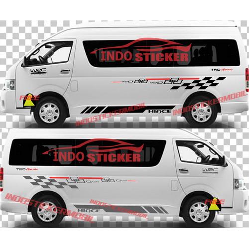 Jual STICKER STIKER MOBIL TOYOTA HIACE STIKER STRIPE BODY MOBIL HIACE ...