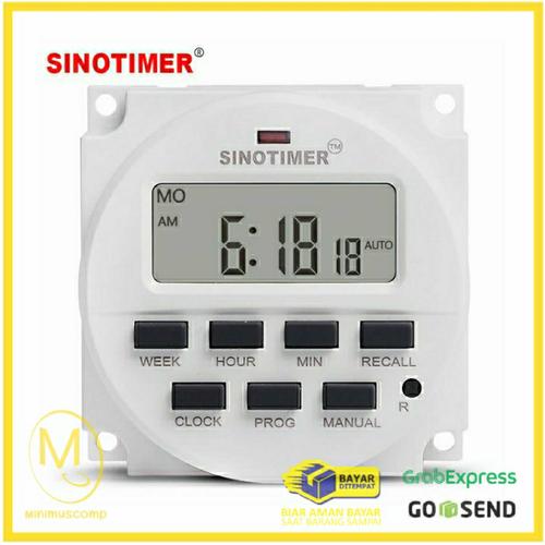 Jual Relay Countdown Time Sinotimer Programmable Timer Switch 220V AC ...