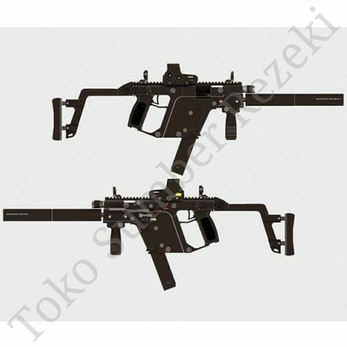Jual Pistol Papercraft Gun Kriss Super V Paper Craft Mainan DIY AUG ...