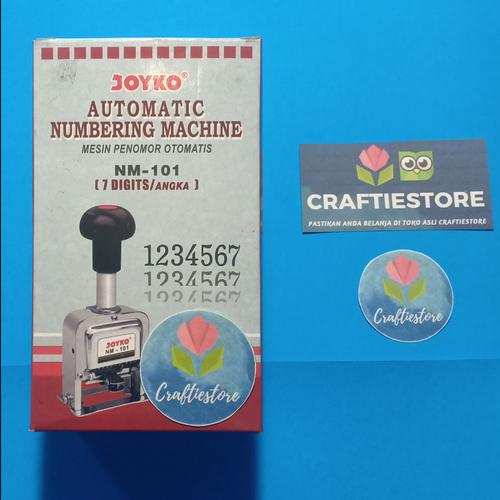 Jual Mesin Penomor Otomatis Automatic Numbering Machine Joyko - 7 ...