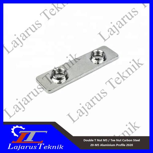 Jual Double T Nut M5 / Tee Nut Carbon Steel 20-M5 Aluminium Profile ...