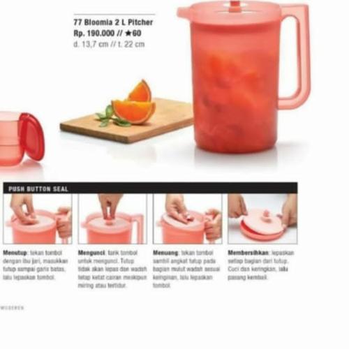 Jual Tupperware Bloomia 2L Pitcher TeKo Air Termurah - Kota Depok ...