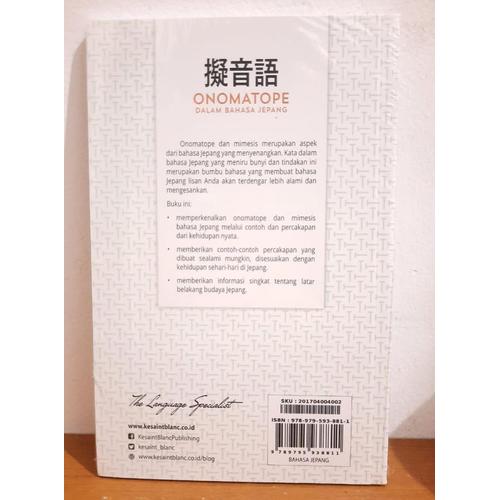 Jual Buku Onomatope dalam bahasa Jepang by Hiroko Fukuda - Jakarta Barat - evitamarket | Tokopedia