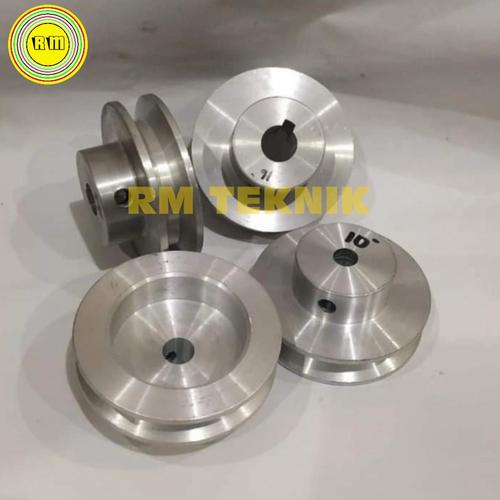 Jual Pulley puli A1 - 3 inch as 10 as 12 as 14 as 16 mm puly alumunium ...