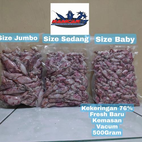 Promo Sotong / Cumi / Cumi Asin / Cumi Rebus 500 Gram Size Jumbo|Sedang ...