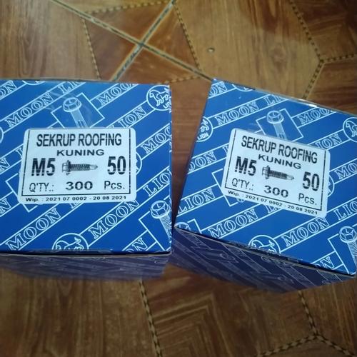 Jual BAUT ROOFING / SELF DRILLING SCREW 12X50 MERK MOON LION (KODE L ...