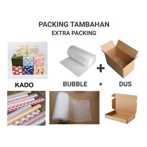 Jual Packing Extra Bubble Box Bungkus Kertas Kado - Kertas Kado ...