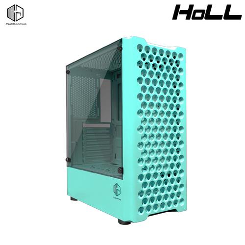 Jual CASING CUBE GAMING HOLL BLUE - ATX - All Blue Inside - LEFT SIDE ...