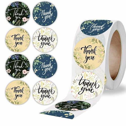 Jual Stiker stickers thank you terimakasih segel seal box plastik dus ...