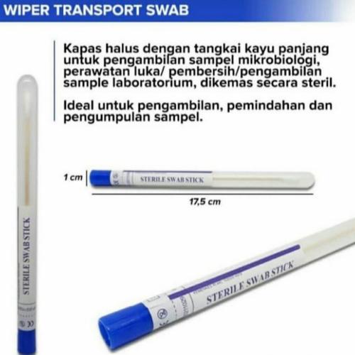Jual cotton swab sterile isi 100 nesco| test tube swab | swab ...
