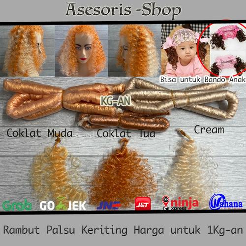 Jual Rambut Wig Keriting Kg-an | Rambut Palsu Keriting Kg-an |Rambut ...