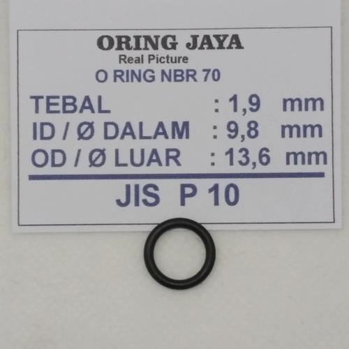 Jual o ring seal 1,9 x 9,8 x 13,6 mm JIS P 10 NBR 70 - Kota Surabaya ...