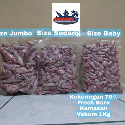 Jual Sotong / Cumi / Cumi Asin / Cumi Rebus 1 KG Size Jumbo|Sedang|Baby - Size Baby - Jakarta ...