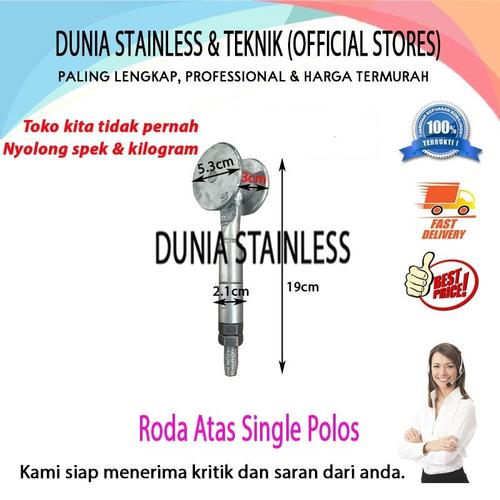 Jual Roda atas single polos alat alat teknik bangunan interior - Kab ...