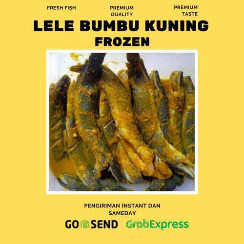 Jual ikan lele bumbu kuning 500gr / lele segar bumbu kuning siap goreng ...