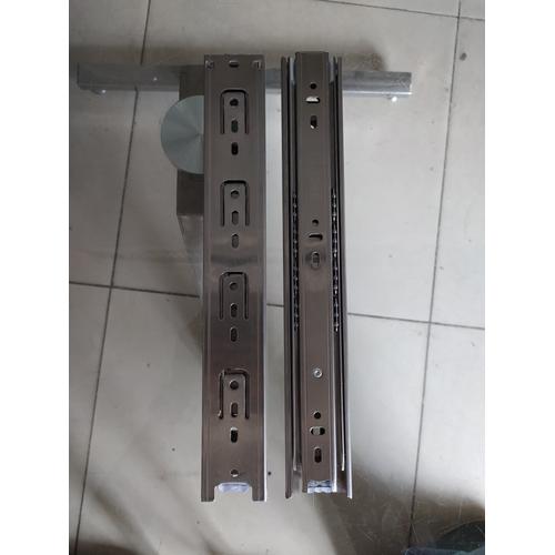 Promo Rel Laci Double Track 50 CM | Rel Laci Stainless Steel Double ...