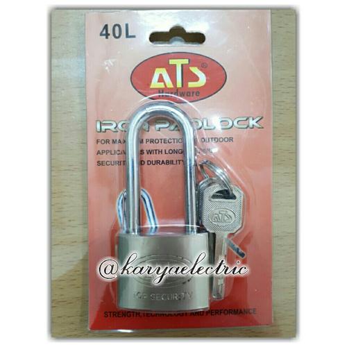 Jual Gembok Pintu / Pagar / Garasi ATS 40mm Panjang ORIGINAL - Jakarta ...